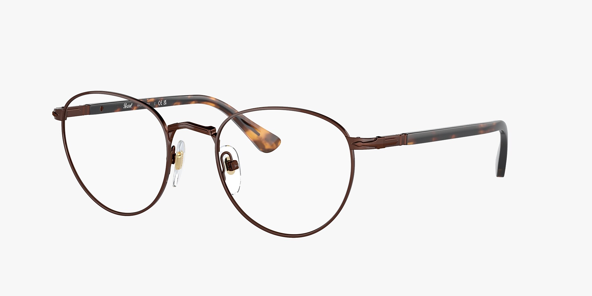 Eyeglasses PO2478V - Brown - Demo Lens - Steel | Persol USA